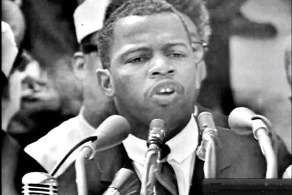 John Lewis’ militant speech at the March on Washington