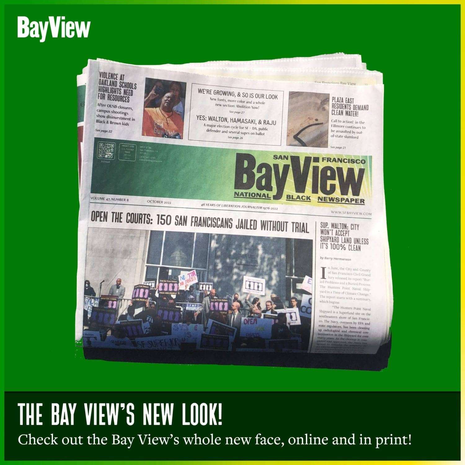 The Bay View’s new print layout