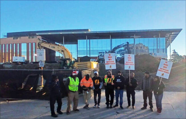 African American Construction Collective protests for legally required ...