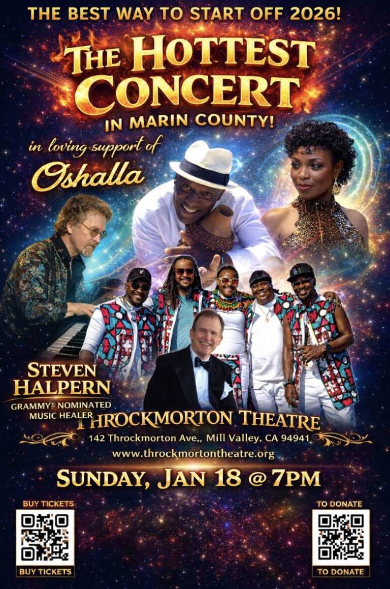 The Art of Healing concert, benefit for Marin community healer Oshalla ...