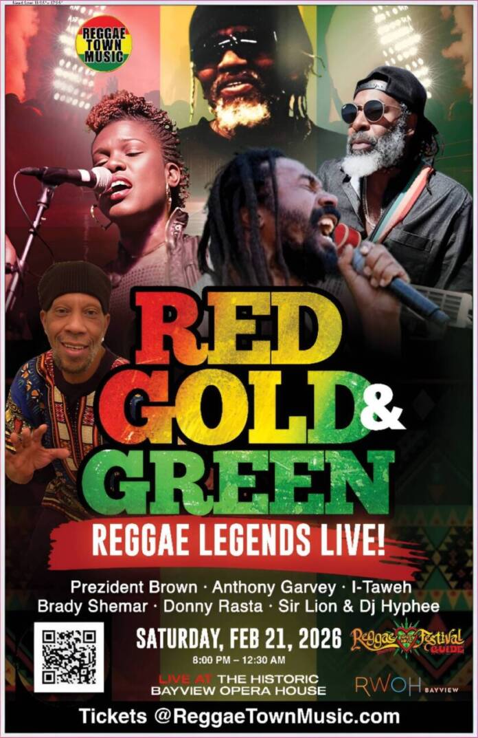 Red, Gold and Green: Reggae Legends Live concert at the Ruth Williams ...